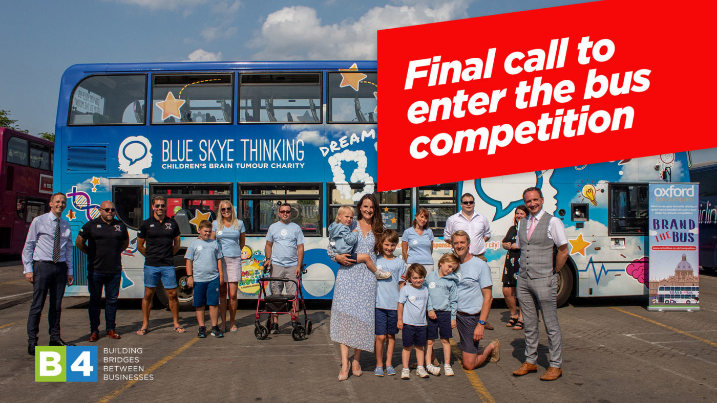 Final call to enter the Brand The Bus Competition – B4